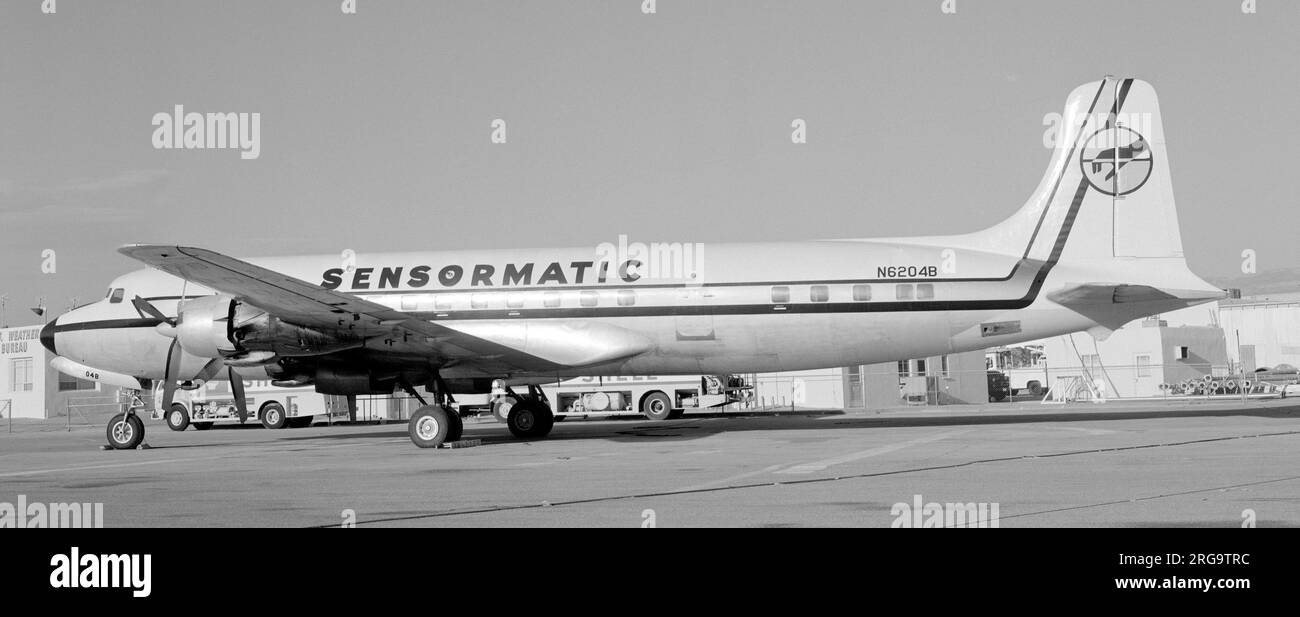 Douglas DC-7B N6204B (msn 45365), of Sensormatic, at Las Vegas ...