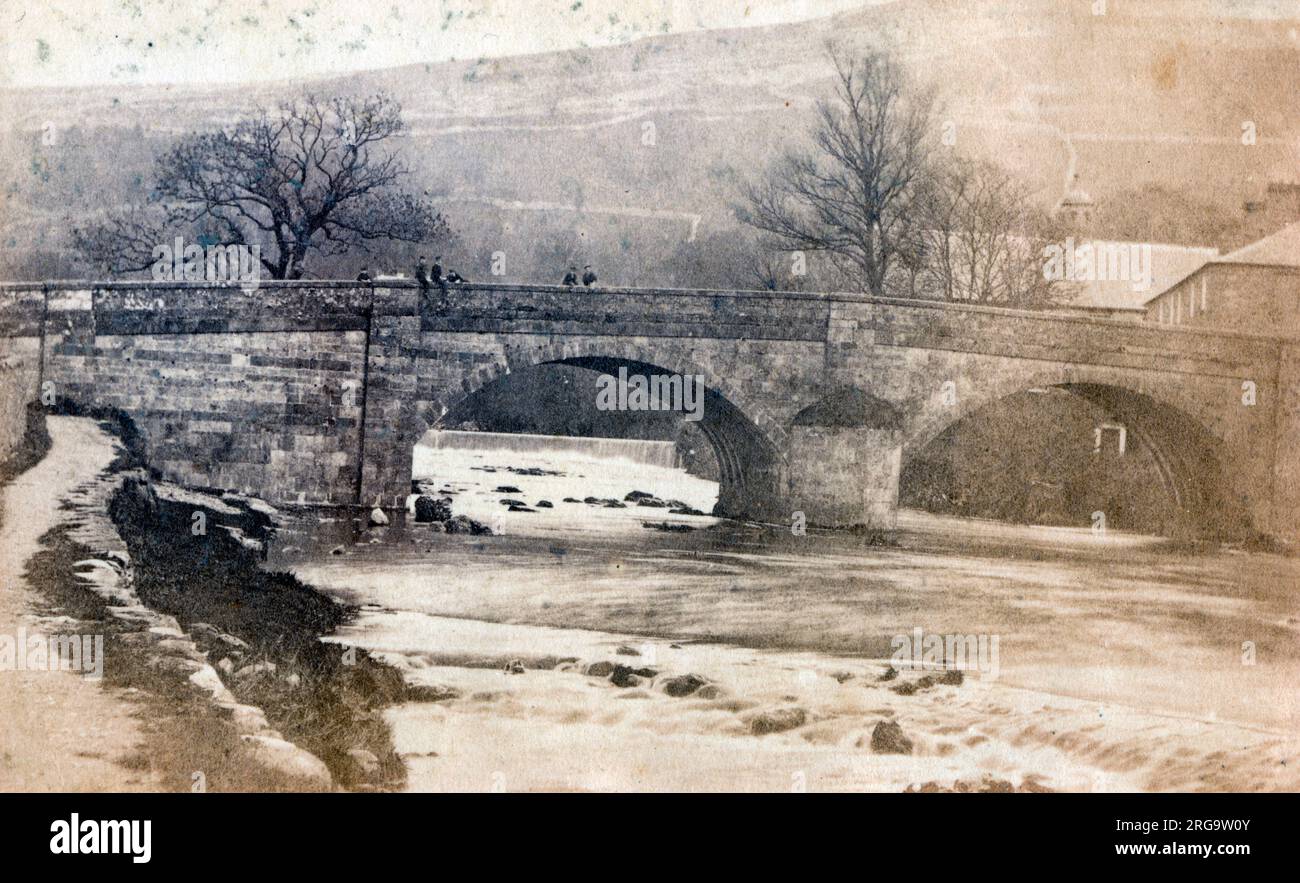 Bridge at Settle, North Yorkshire Stock Photo - Alamy