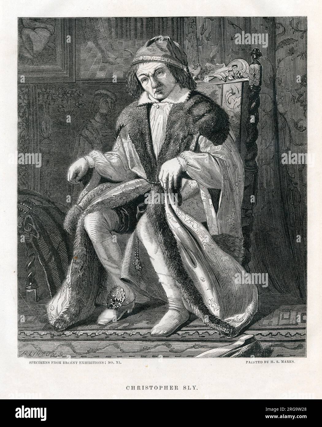 Christopher Sly, in Shakespeare's The Taming of the Shrew Stock Photo ...