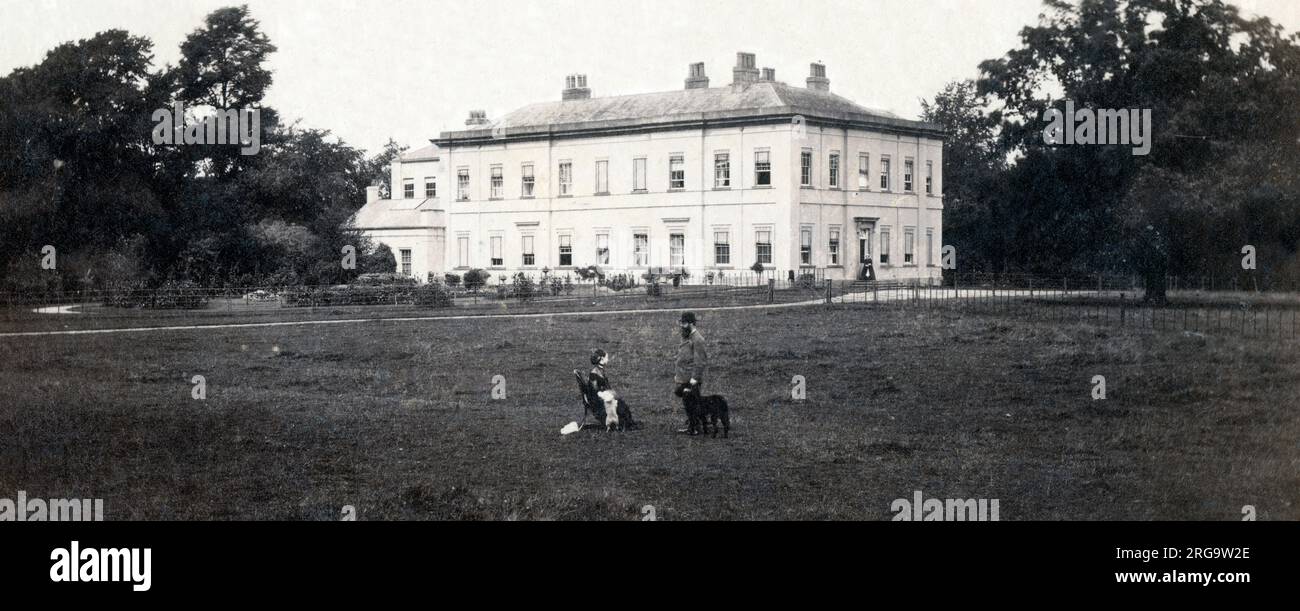 Holme Hall, Yorkshire - from left - Mrs Henry Stourton - Henry Stourton ...