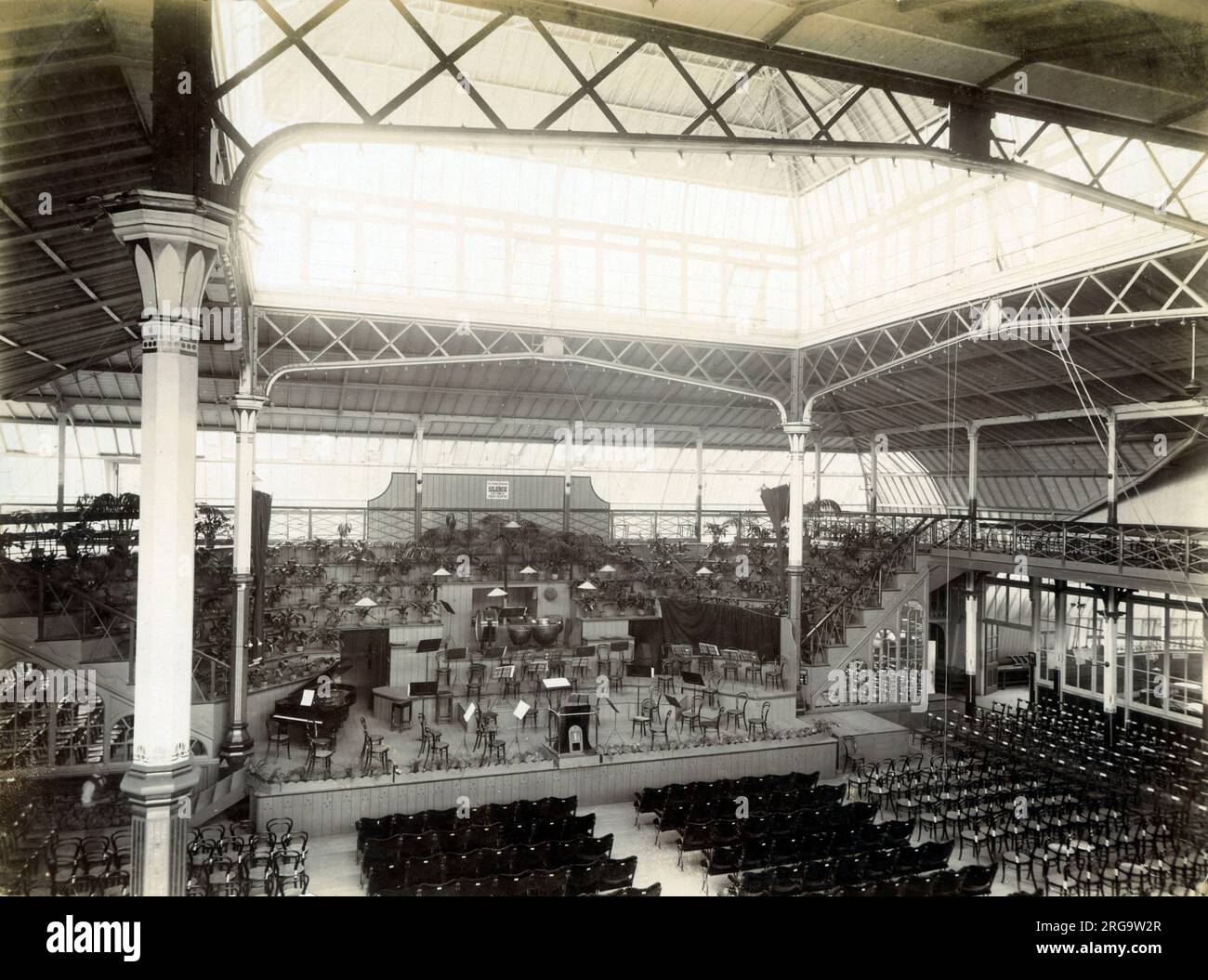 Interior of the Winter Gardens Pavilion, Bournemouth Stock Photo - Alamy