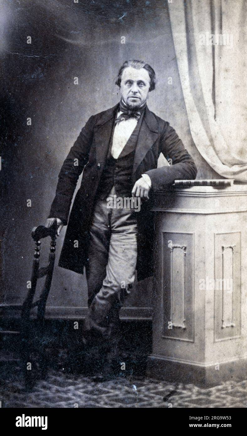 Victorian gentleman and poet Stock Photo - Alamy