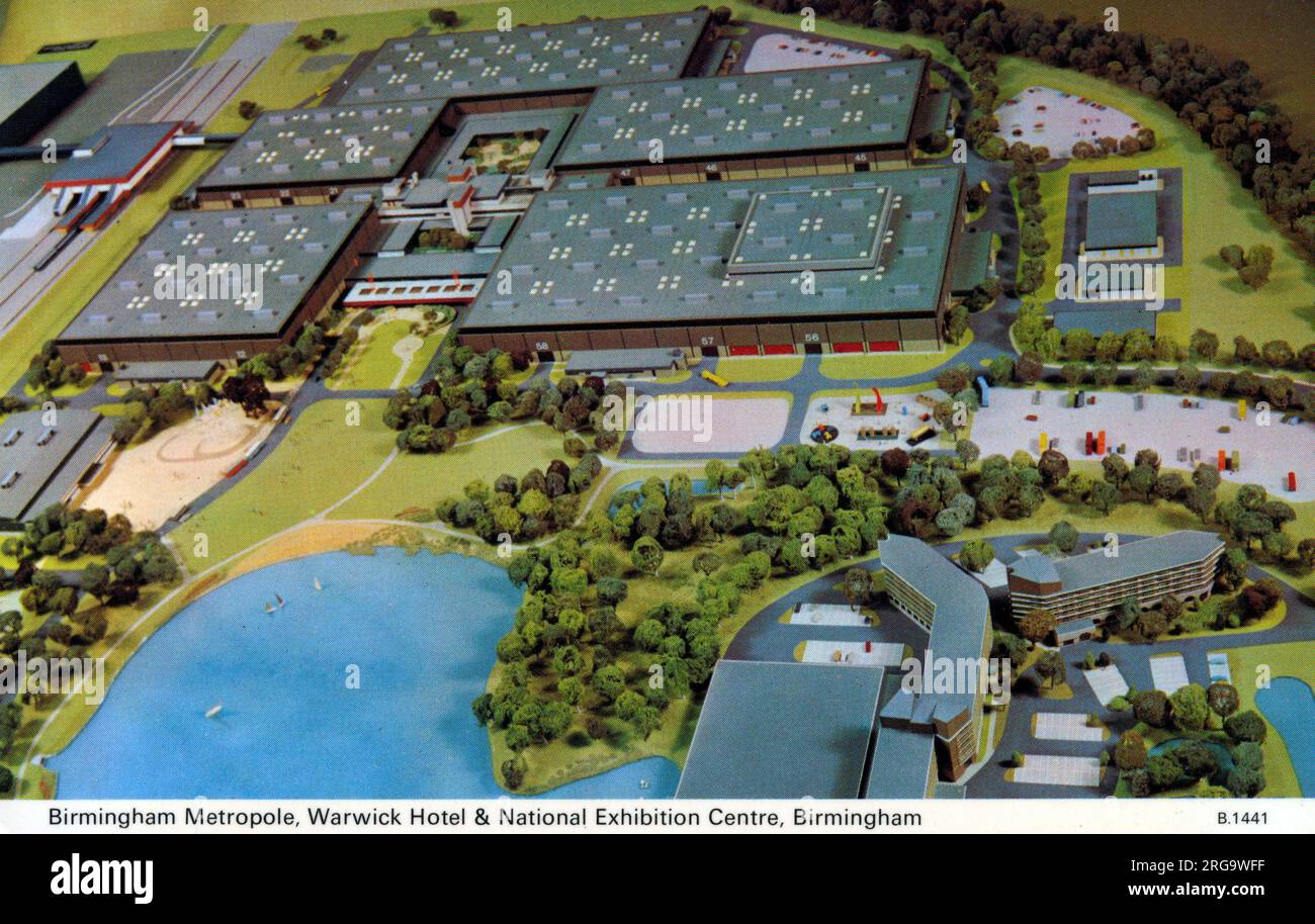 Aerial View of The National Exhibition Centre (NEC) Birmingham - also ...