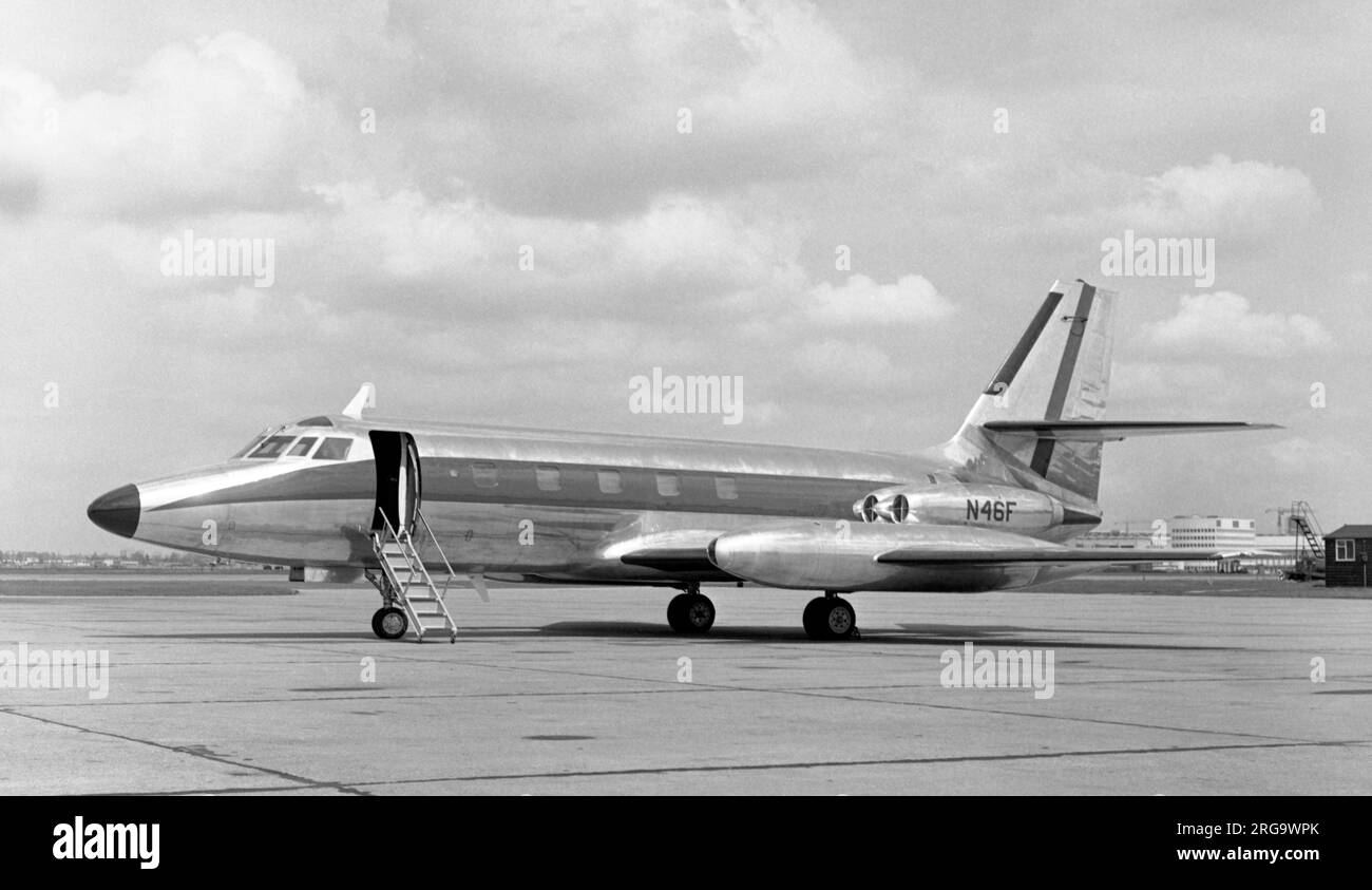 Lockheed JetStar N46F Stock Photo - Alamy