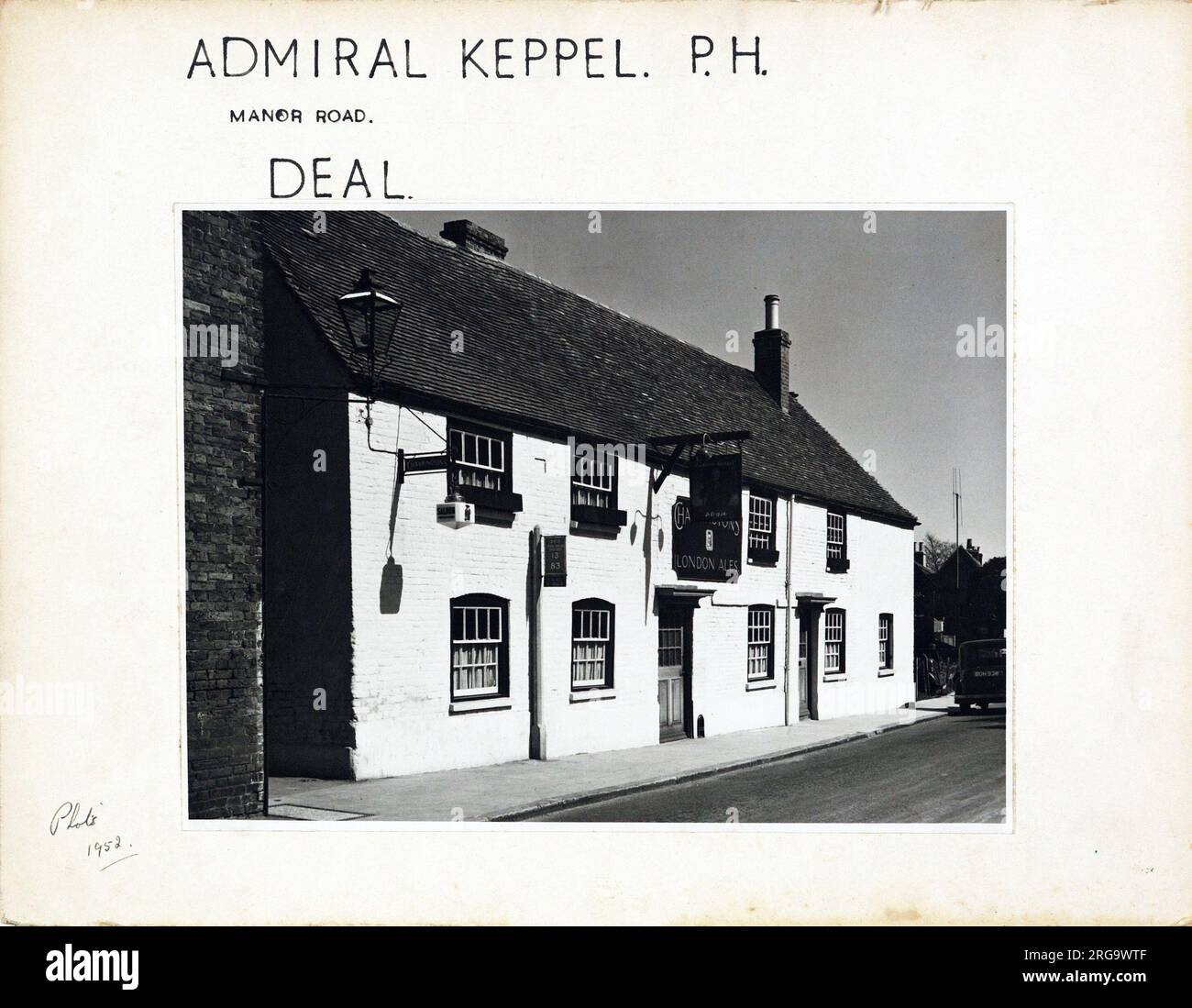Photograph of Admiral Keppel PH, Deal, Kent. The main side of the print ...