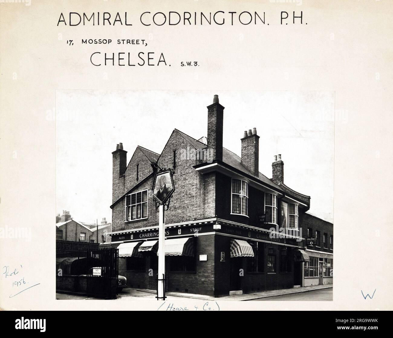 Photograph of Admiral Codrington PH, Chelsea, London. The main side of ...