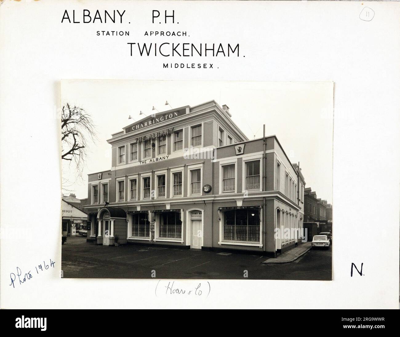 Photograph of Albany PH, Twickenham, Greater London. The main side of ...