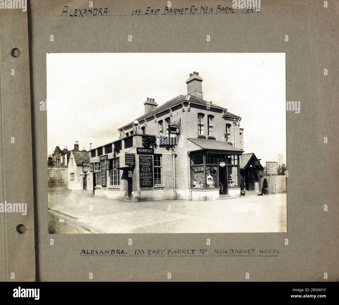 Photograph of Alexandra PH, New Barnet, Greater London. The main side ...