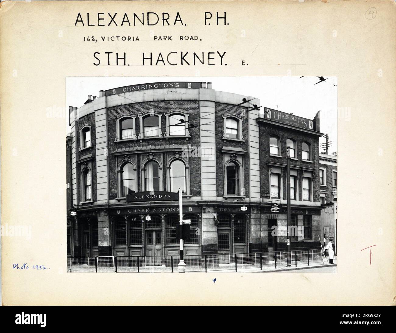 Photograph of Alexandra PH, South Hackney, London. The main side of the ...