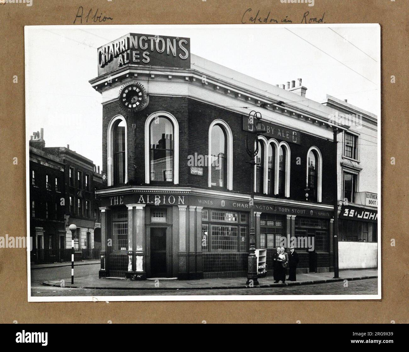 Photograph of Albion PH, Islington, London. The main side of the print ...