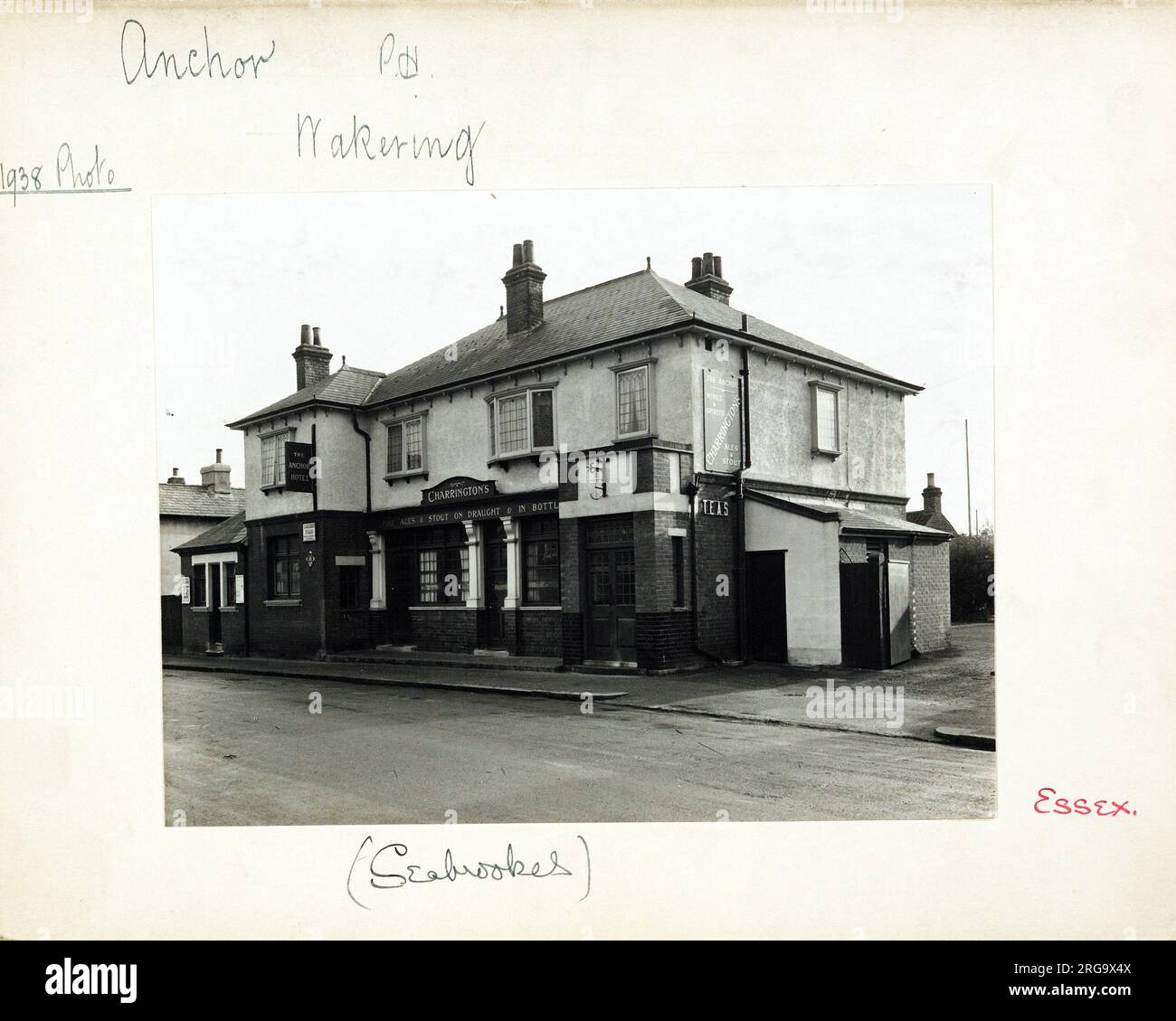 Photograph of Anchor PH, Great Wakering, Essex. The main side of the ...