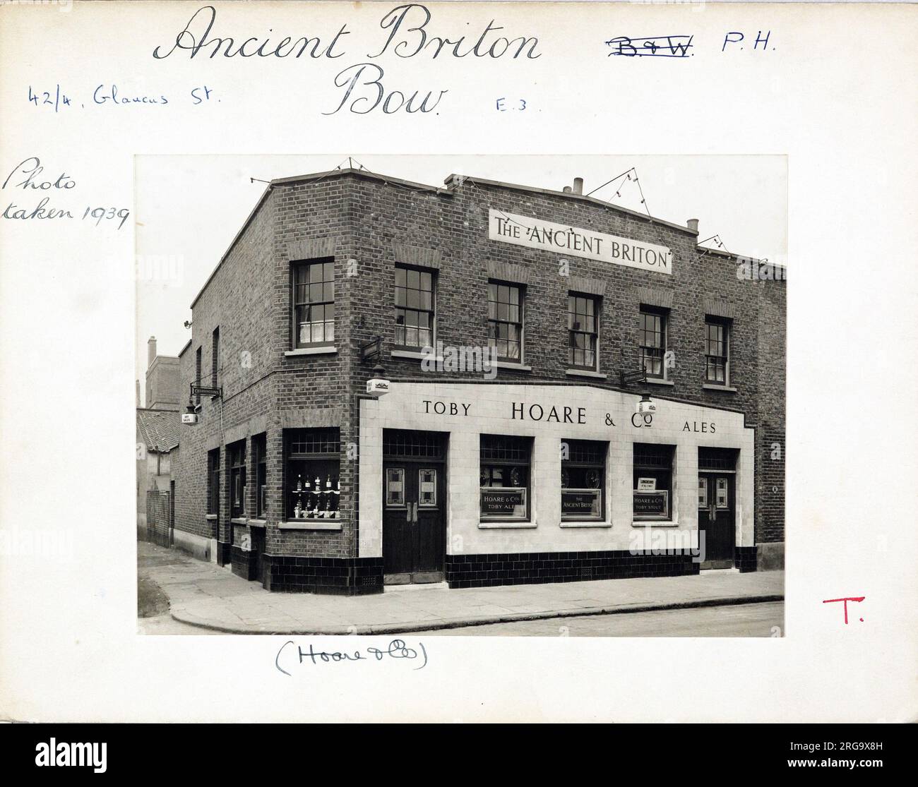 Photograph of Ancient Briton PH, Bow, London. The main side of the ...