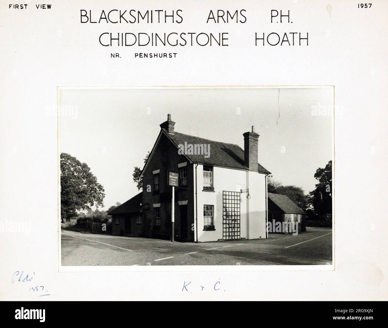 Photograph of Blacksmiths Arms, Chiddingstone Hoath, Kent. The main ...