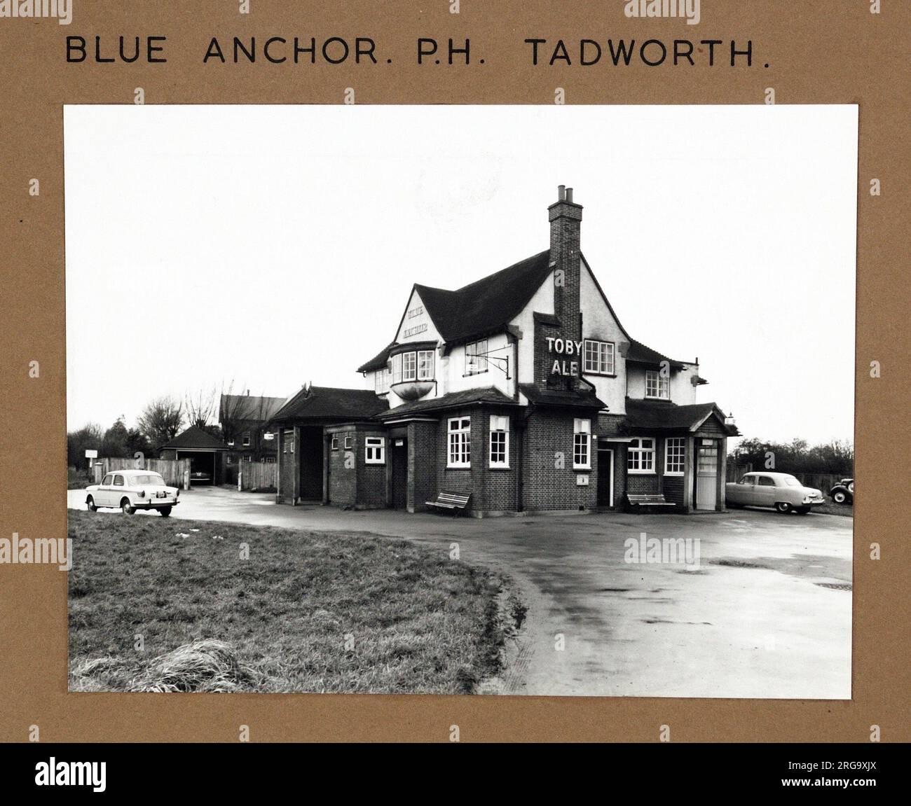 Photograph of Blue Anchor PH, Tadworth, Surrey. The main side of the ...