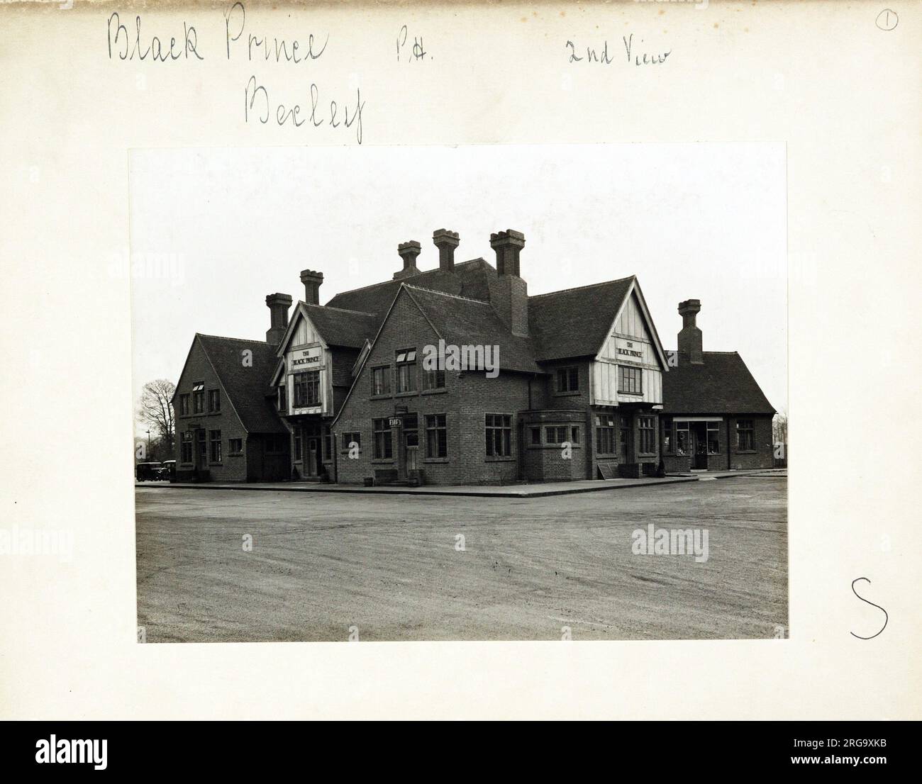 Photograph of Black Prince PH, Bexley, Greater London. The main side of ...