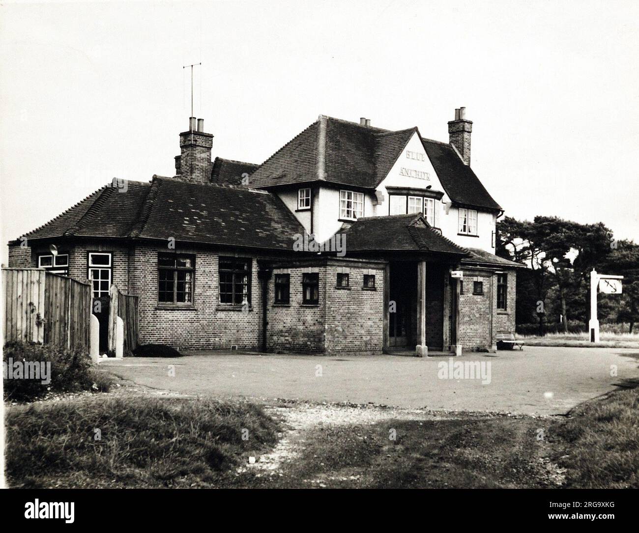Photograph of Blue Anchor PH, Tadworth, Surrey. The main side of the ...