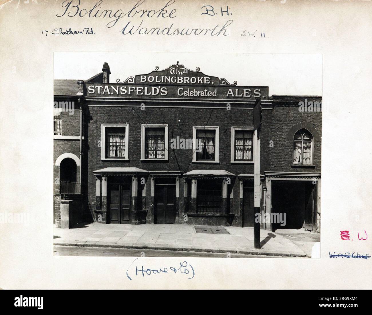 Photograph of Bolingbroke PH, Wandsworth, London. The main side of the print (shown here ...