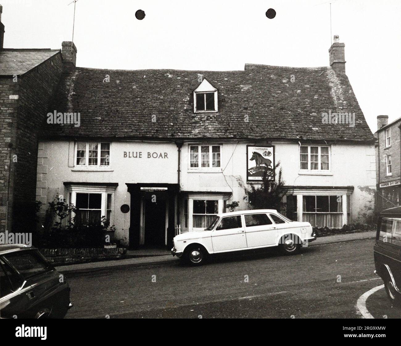 Photograph of Blue Boar PH, Chipping Norton, Oxfordshire. The main side ...