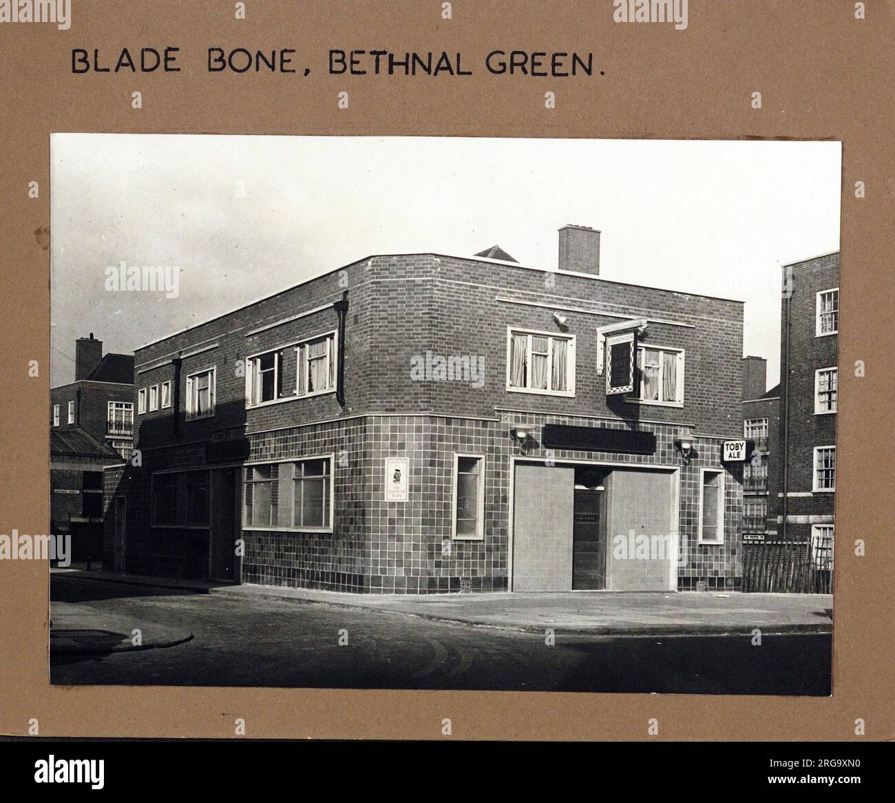 Photograph of Blade Bone PH, Bethnal Green, London. The main side of ...