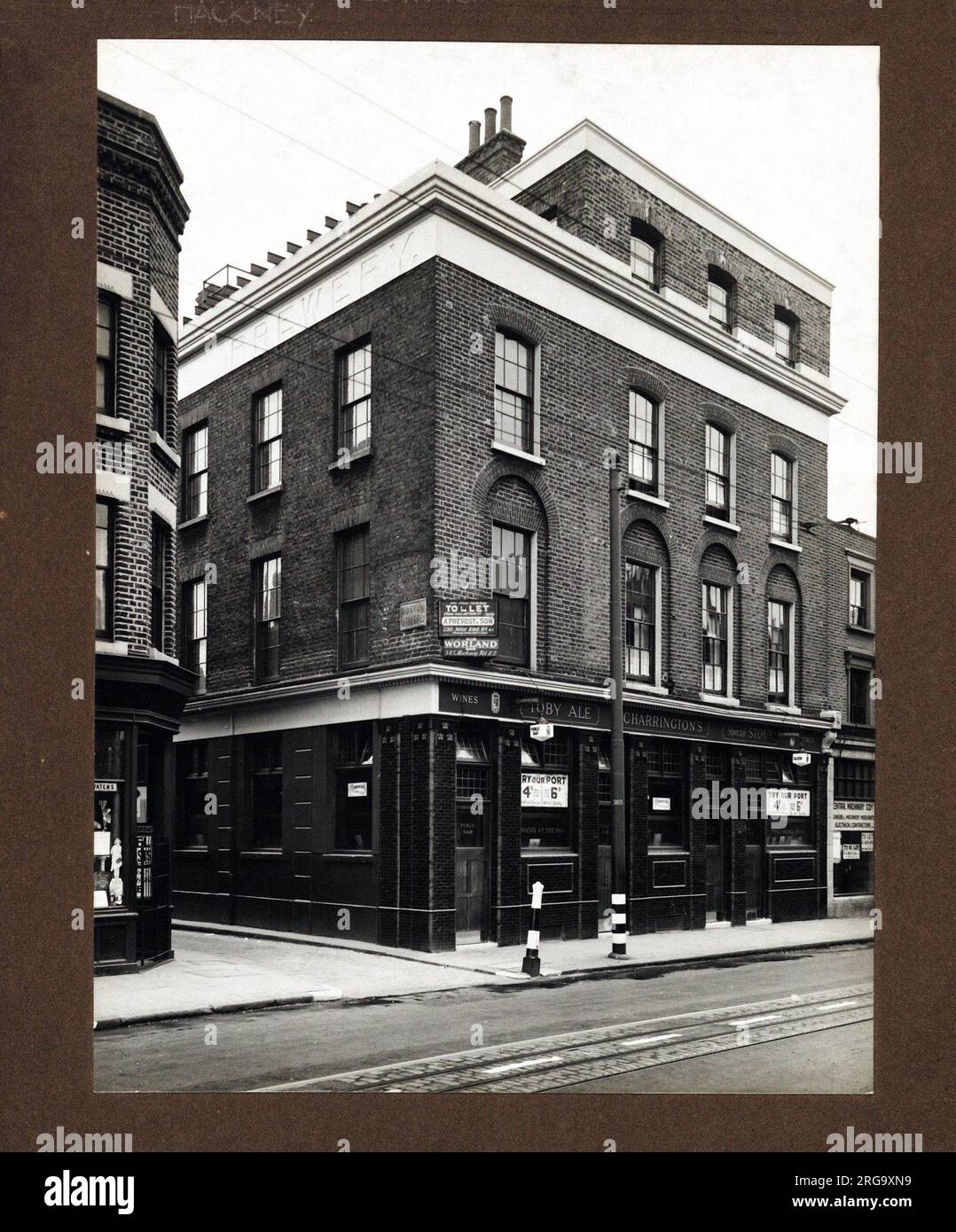 Photograph of Brewery Tap PH, Hackney, London. The main side of the ...