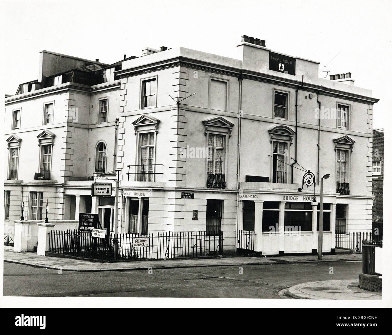 Photograph of Bridge House Hotel, Paddington, London. The main side of ...