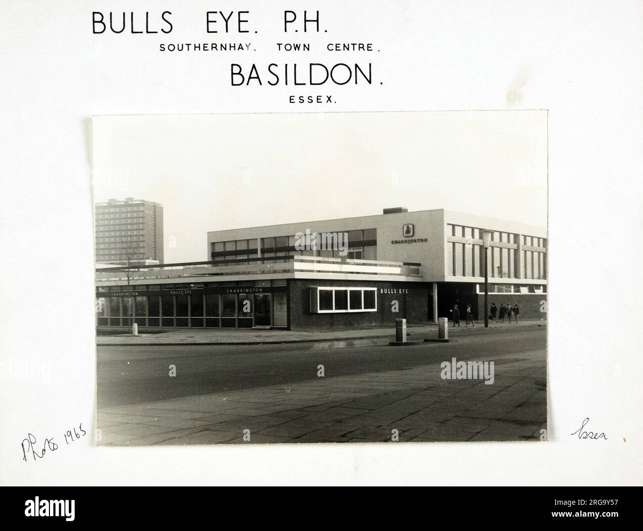 Photograph of Bullseye PH, Basildon, Essex. The main side of the print ...