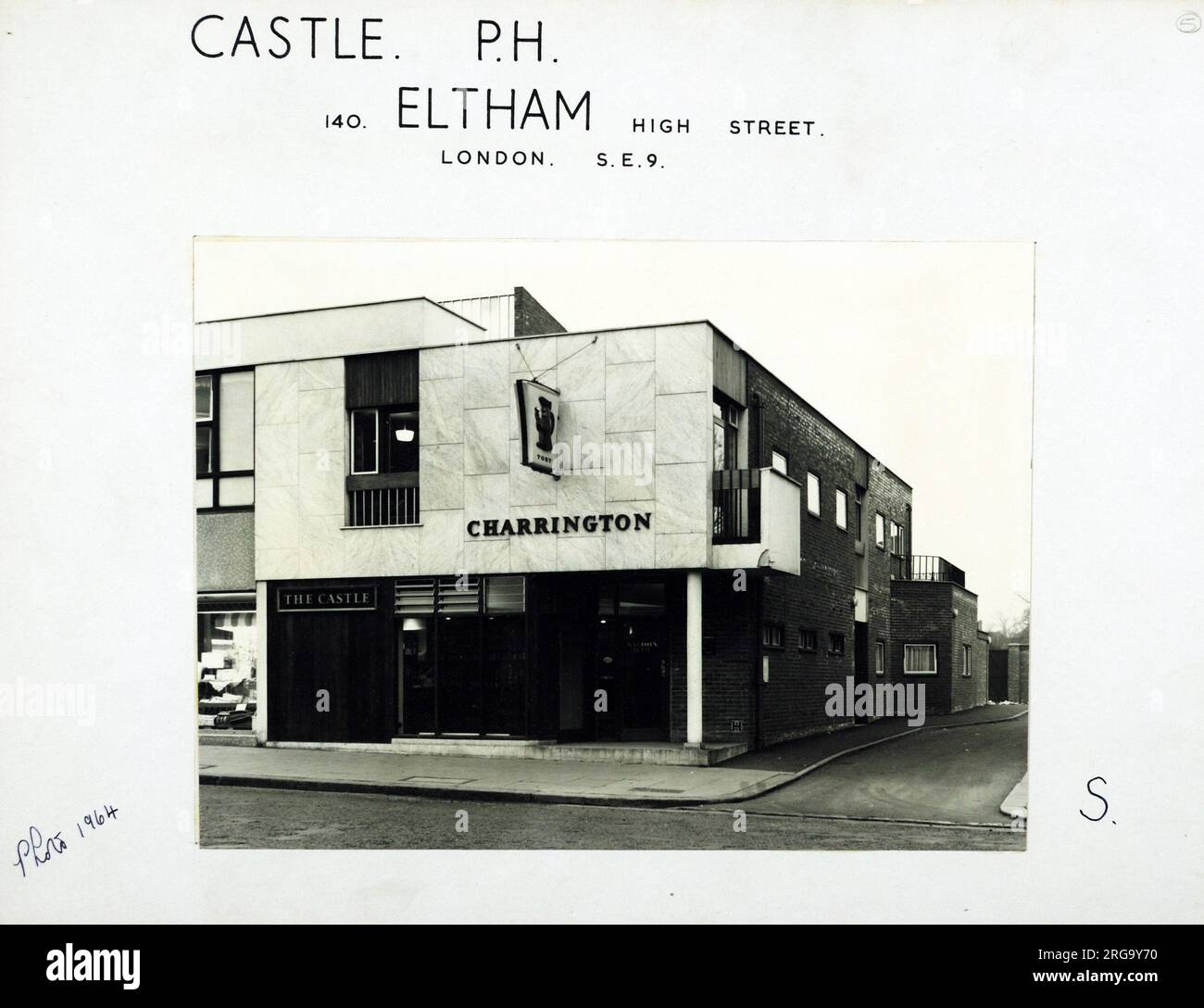 Photograph of Castle PH, Eltham (New), Greater London. The main side of ...