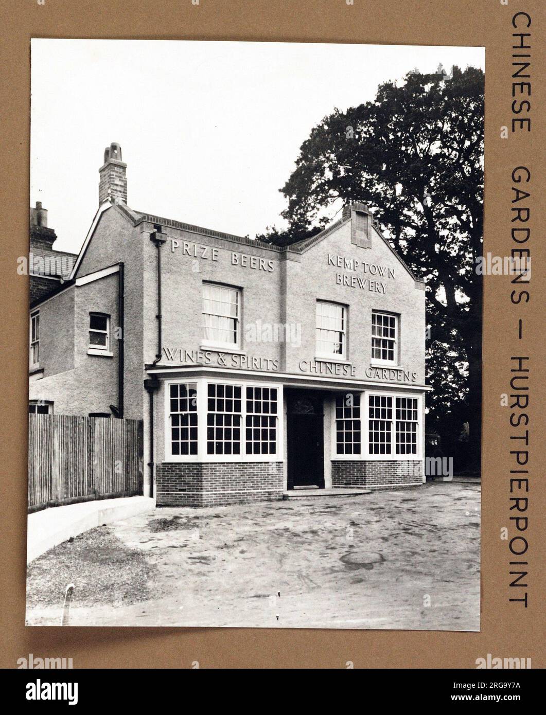 Photograph of Chinese Gardens PH, Hurstpierpoint, Sussex. The main side ...