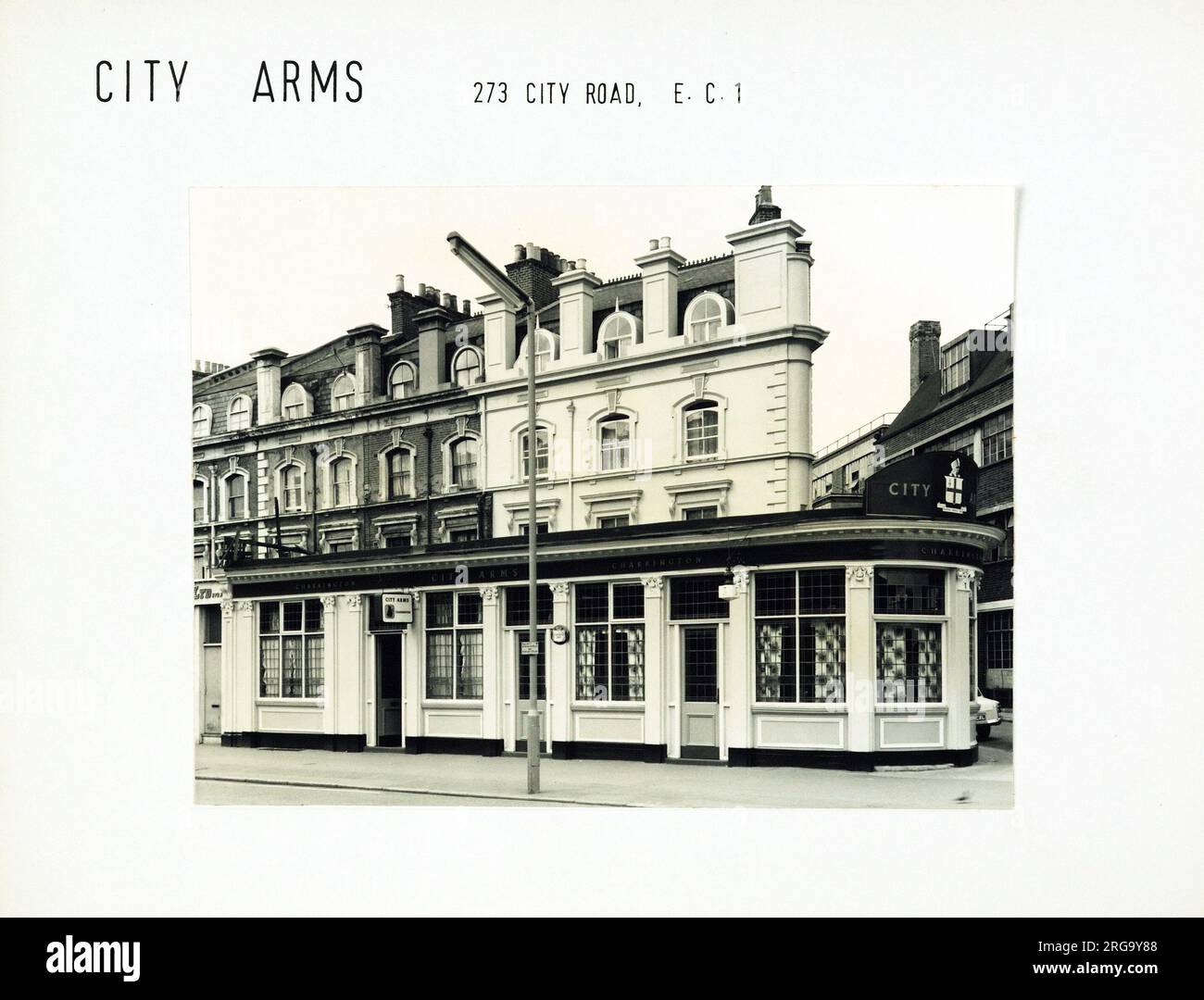 Photograph of City Arms, Islington, London. The main side of the print ...