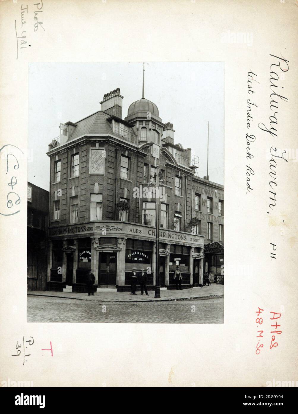 Photograph of Charlie Browns PH, Limehouse, London. The main side of ...