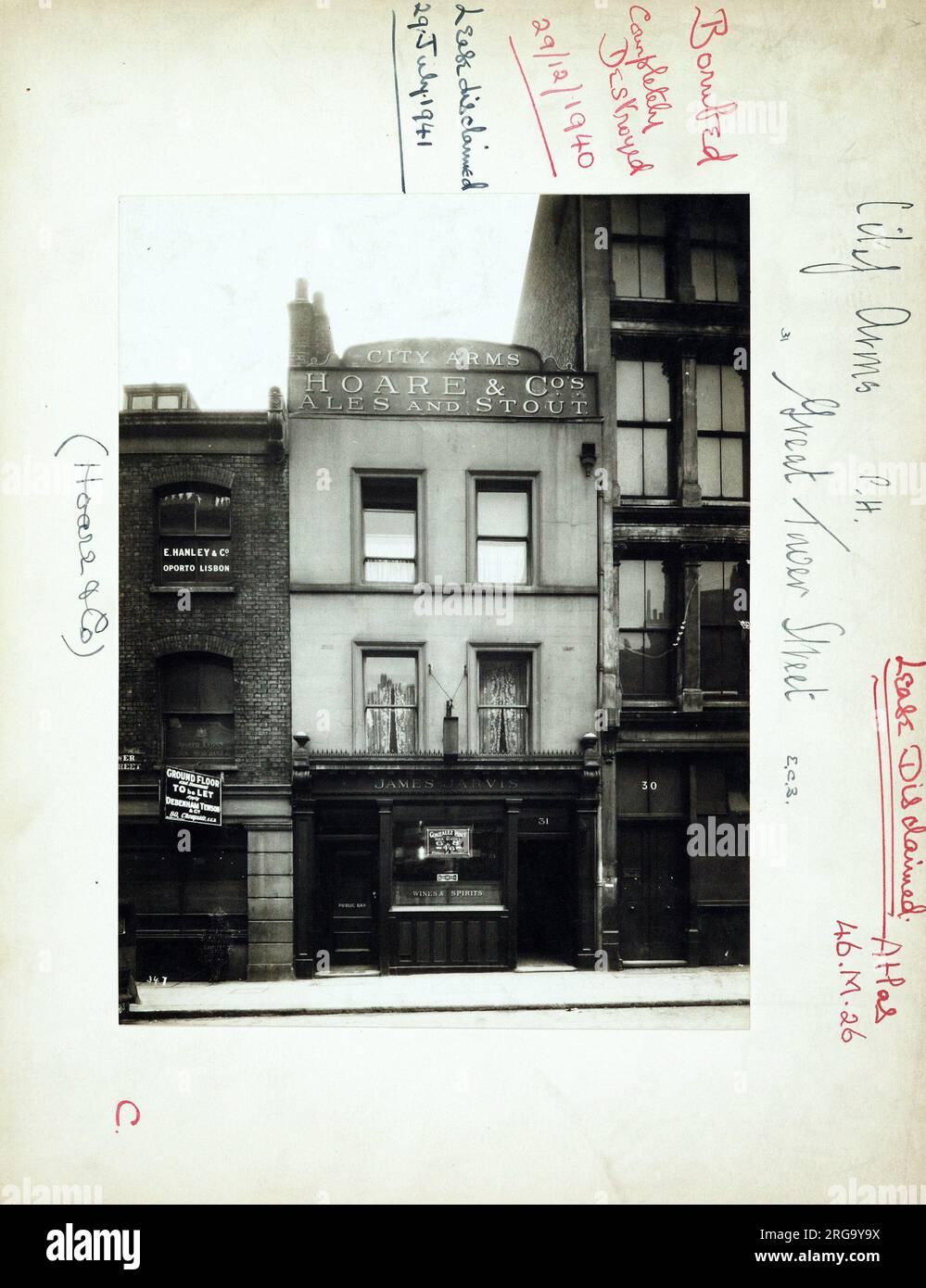 Photograph of City Arms, Monument, London. The main side of the print ...