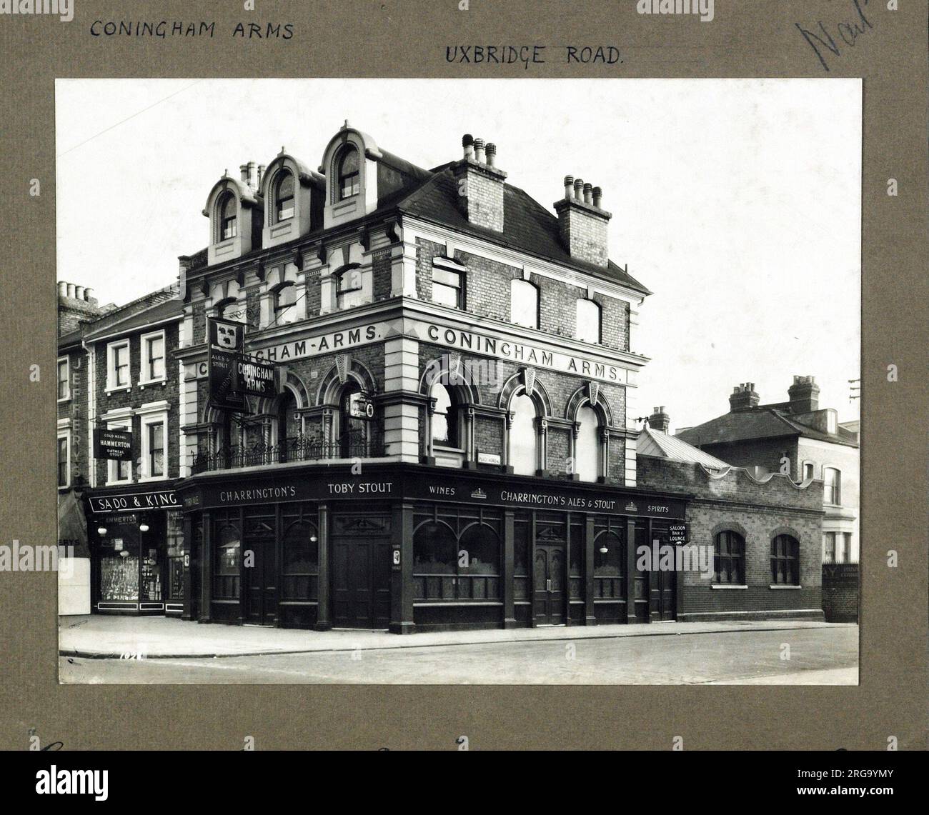 Photograph of Coningham Arms, Shepherds Bush, London. The main side of ...