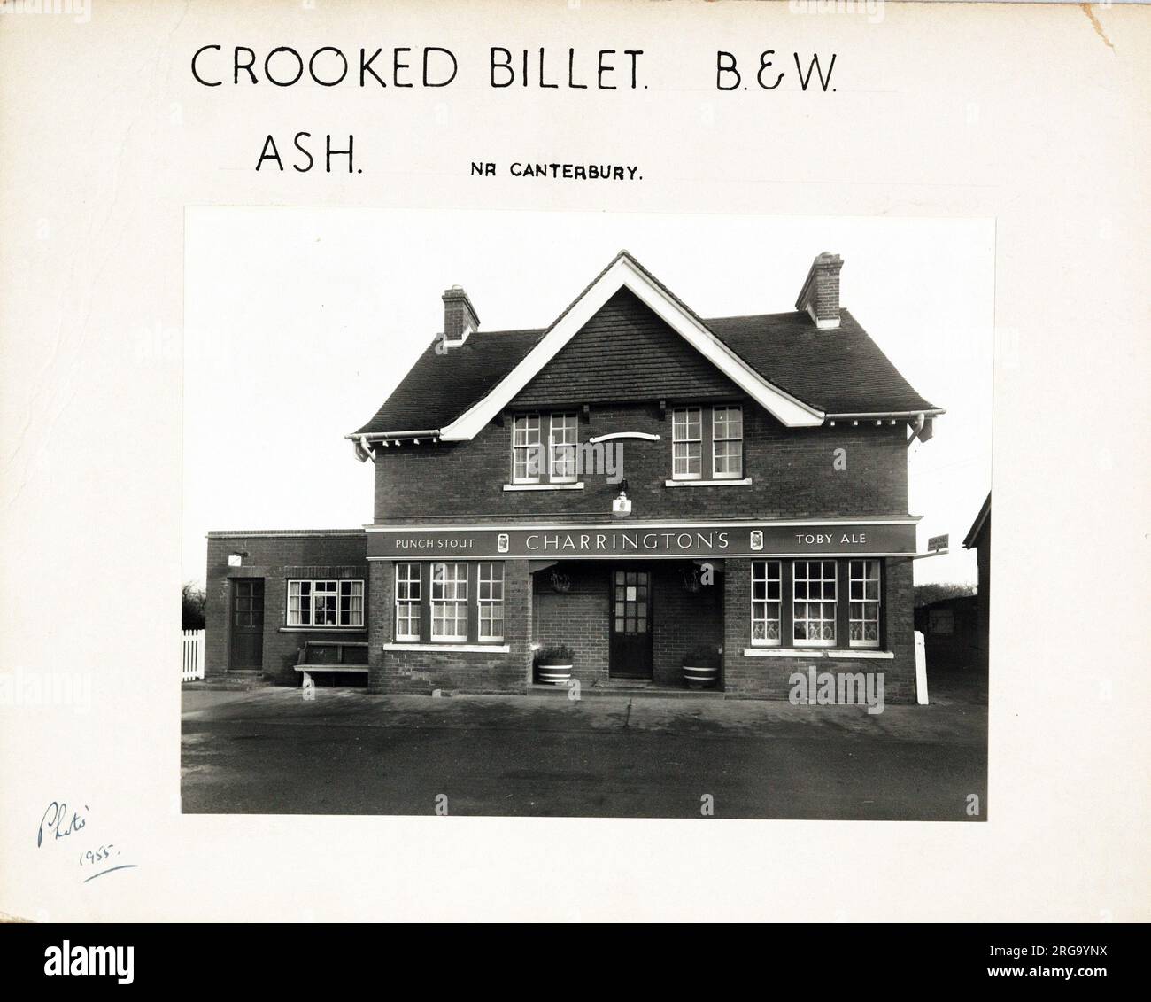 Photograph of Crooked Billet PH, Ash, Kent. The main side of the print ...