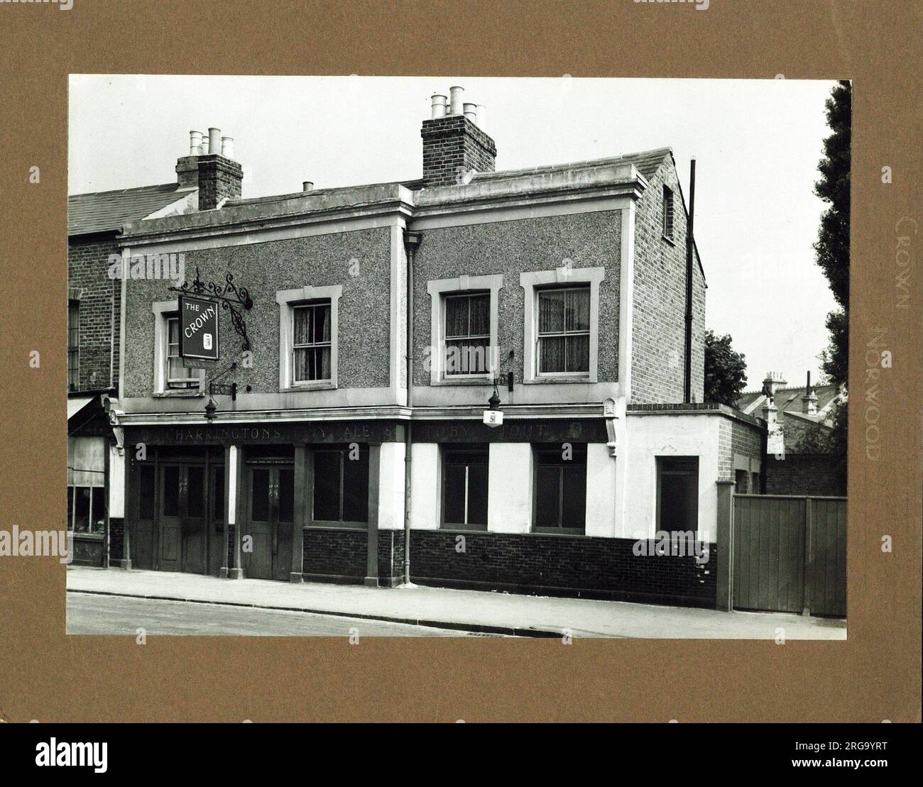 Photograph of Crown PH, Norwood, London. The main side of the print ...