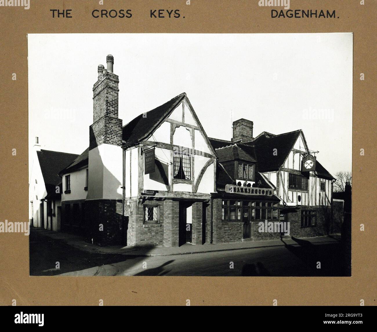 Photograph of Cross Keys PH, Dagenham (New), Essex. The main side of ...