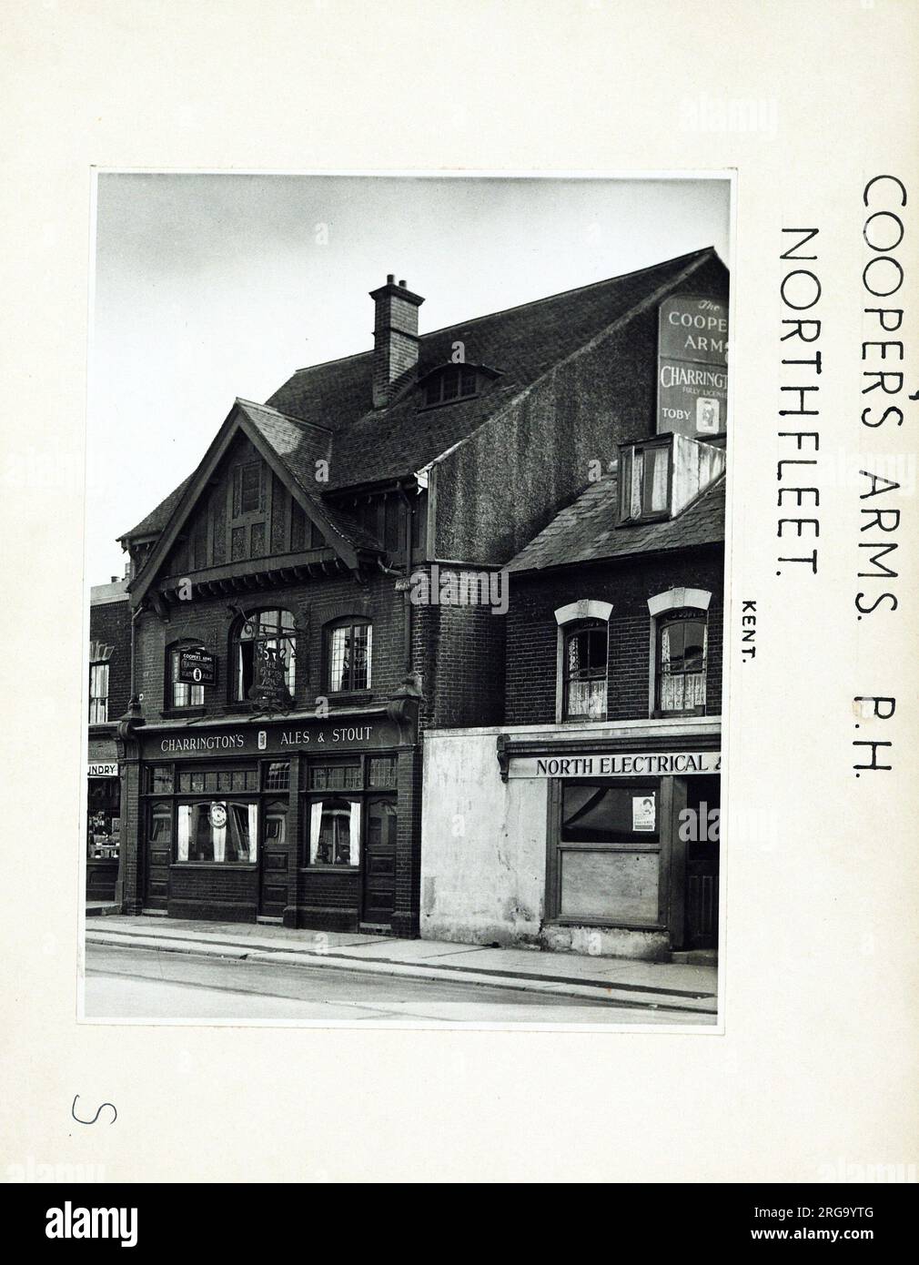 Photograph of Coopers Arms, Northfleet, Kent. The main side of the ...