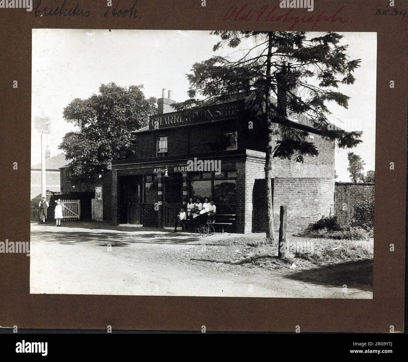 Photograph of Cricketers PH, Hook, Surrey. The main side of the print ...