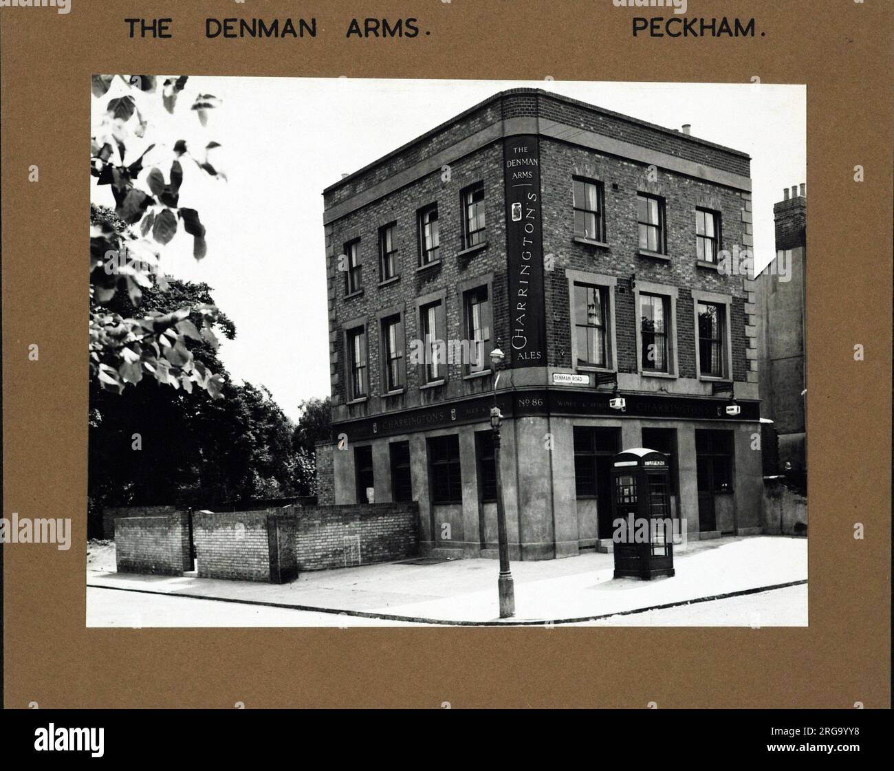 Photograph of Denman Arms, Peckham, London. The main side of the print ...