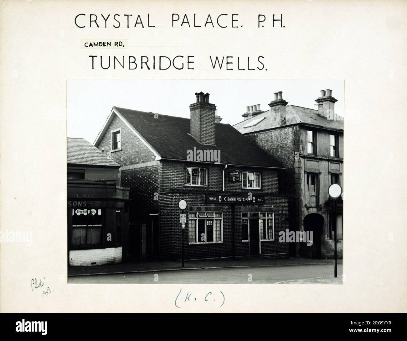 Photograph of Crystal Palace PH, Tunbridge Wells, Kent. The main side ...