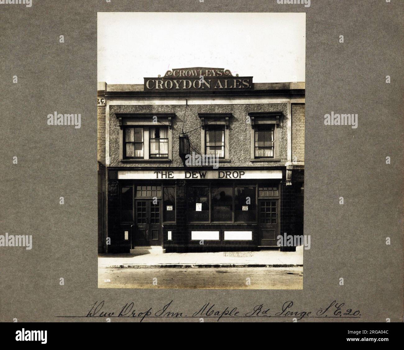 Photograph of Dew Drop PH, Penge, London. The main side of the print ...