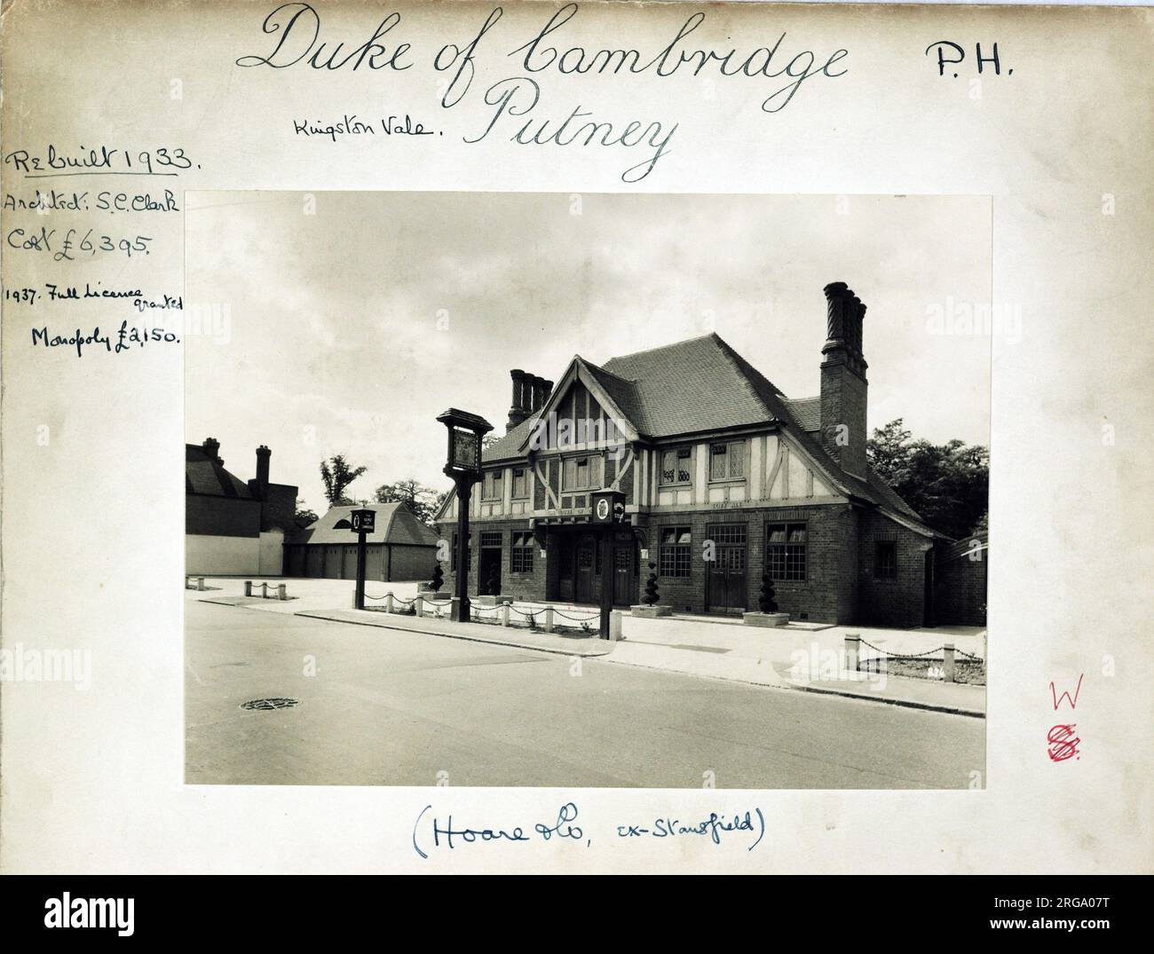Photograph of Duke Of Cambridge PH, Putney, London. The main side of ...