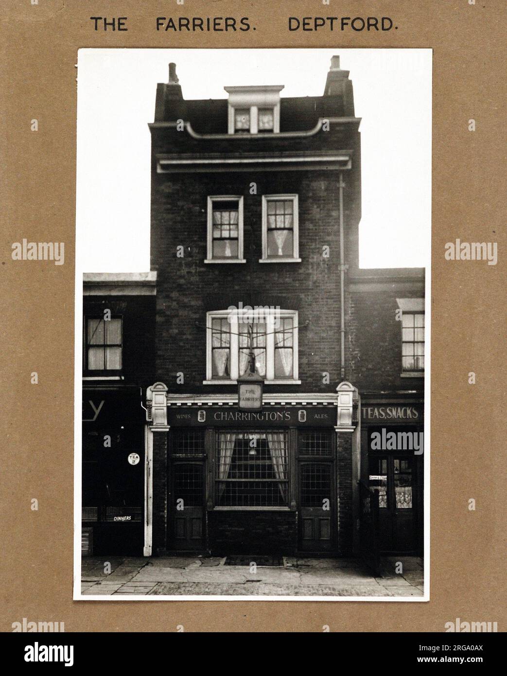 Photograph of Farriers PH, Deptford, London. The main side of the print ...