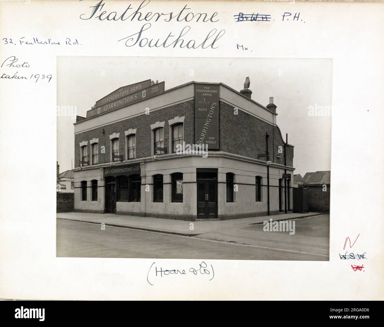Photograph of Featherstone Arms, Southall, Greater London. The main ...