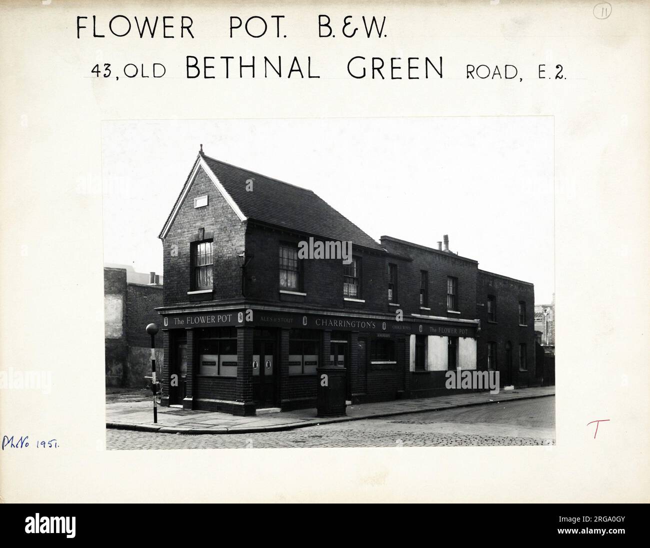 Photograph of Flower Pot PH, Bethnal Green, London. The main side of ...