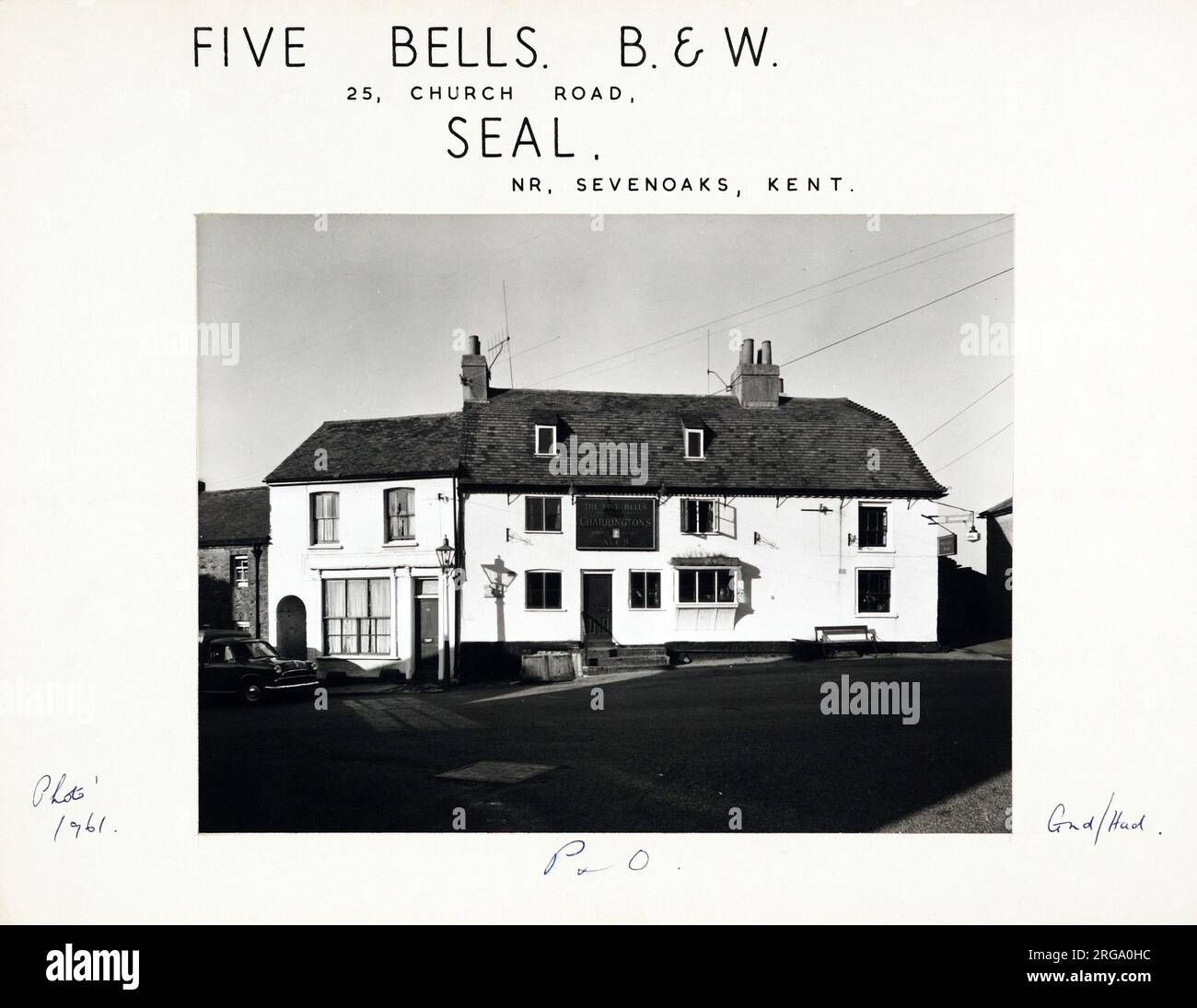 Photograph of Five Bells PH, Seal, Kent. The main side of the print ...