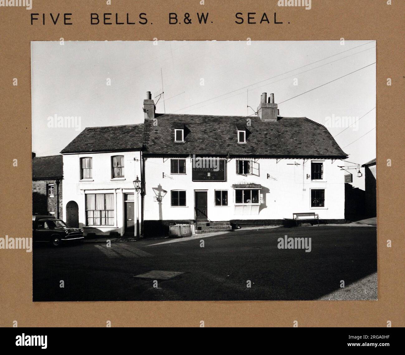 Photograph of Five Bells PH, Seal, Kent. The main side of the print (shown here) depicts: Face ...