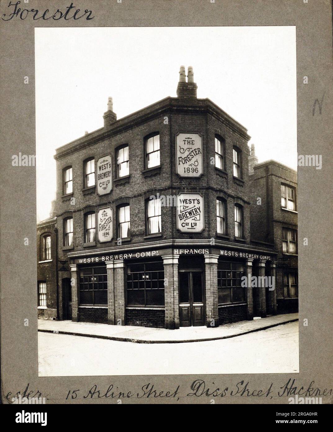 Photograph of Forester PH, Hackney, London. The main side of the print ...