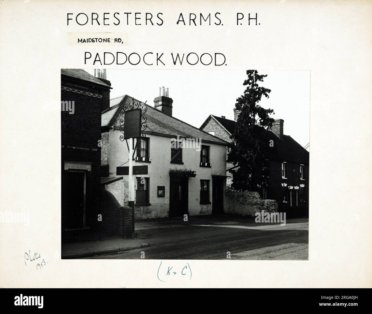 Photograph of Foresters Arms, Paddock Wood, Kent. The main side of the ...