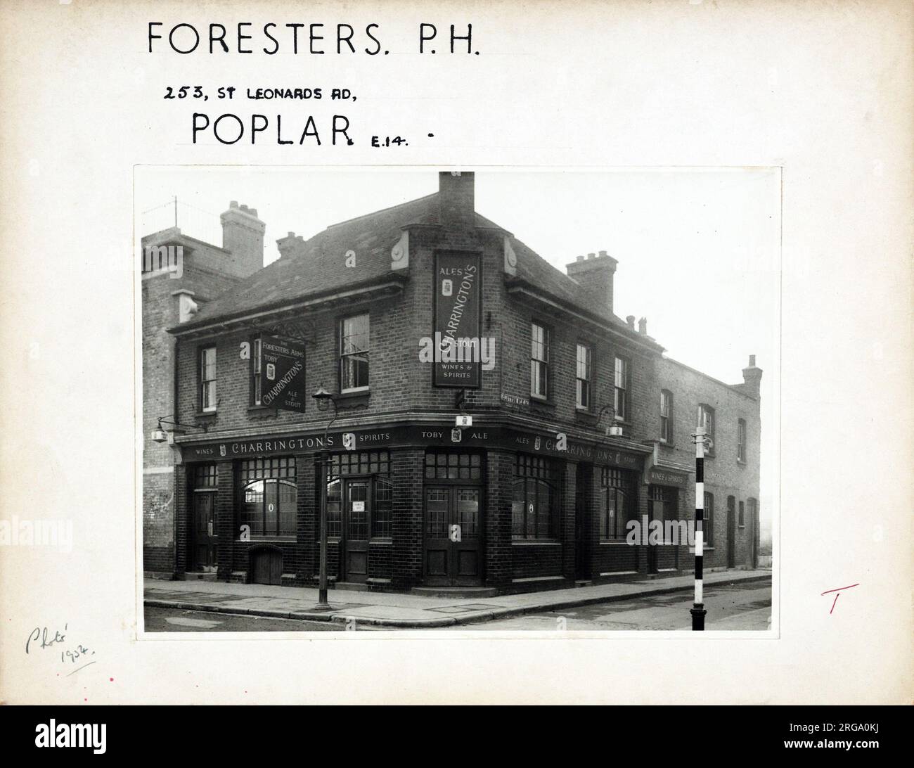 Photograph of Foresters Arms, Poplar, London. The main side of the ...