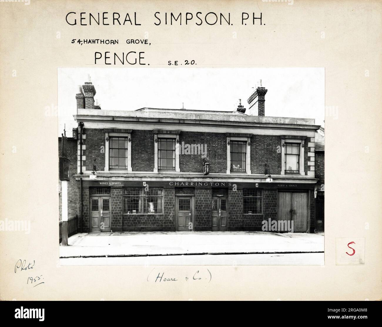 Photograph of General Simpson PH, Penge, London. The main side of the ...